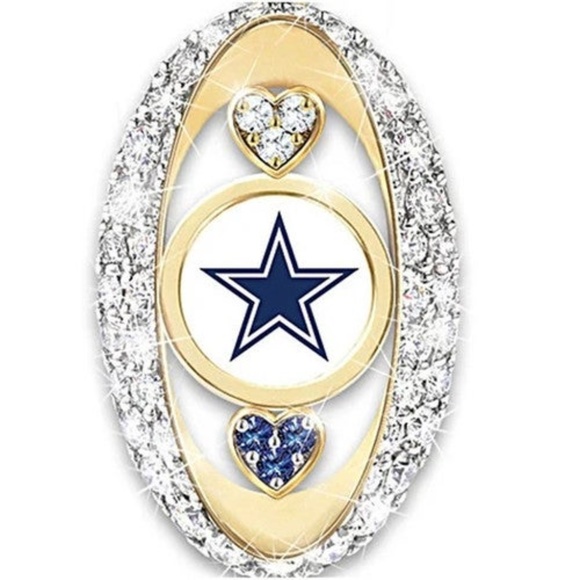 Jewelry | Dallas Cowboys Star Logo Cz Necklace | Poshmark
